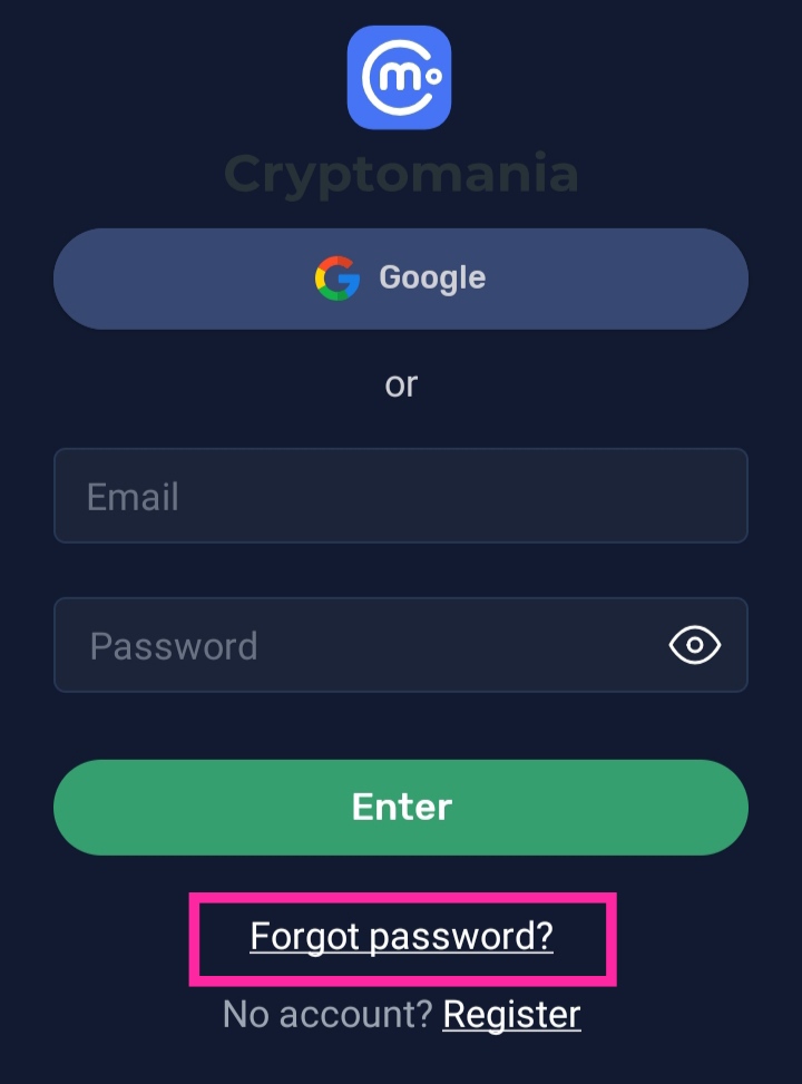 ฉันจะรีเซ็ตรหัสผ่านสำหรับบัญชี Cryptomania ของฉันได้อย่างไร ...